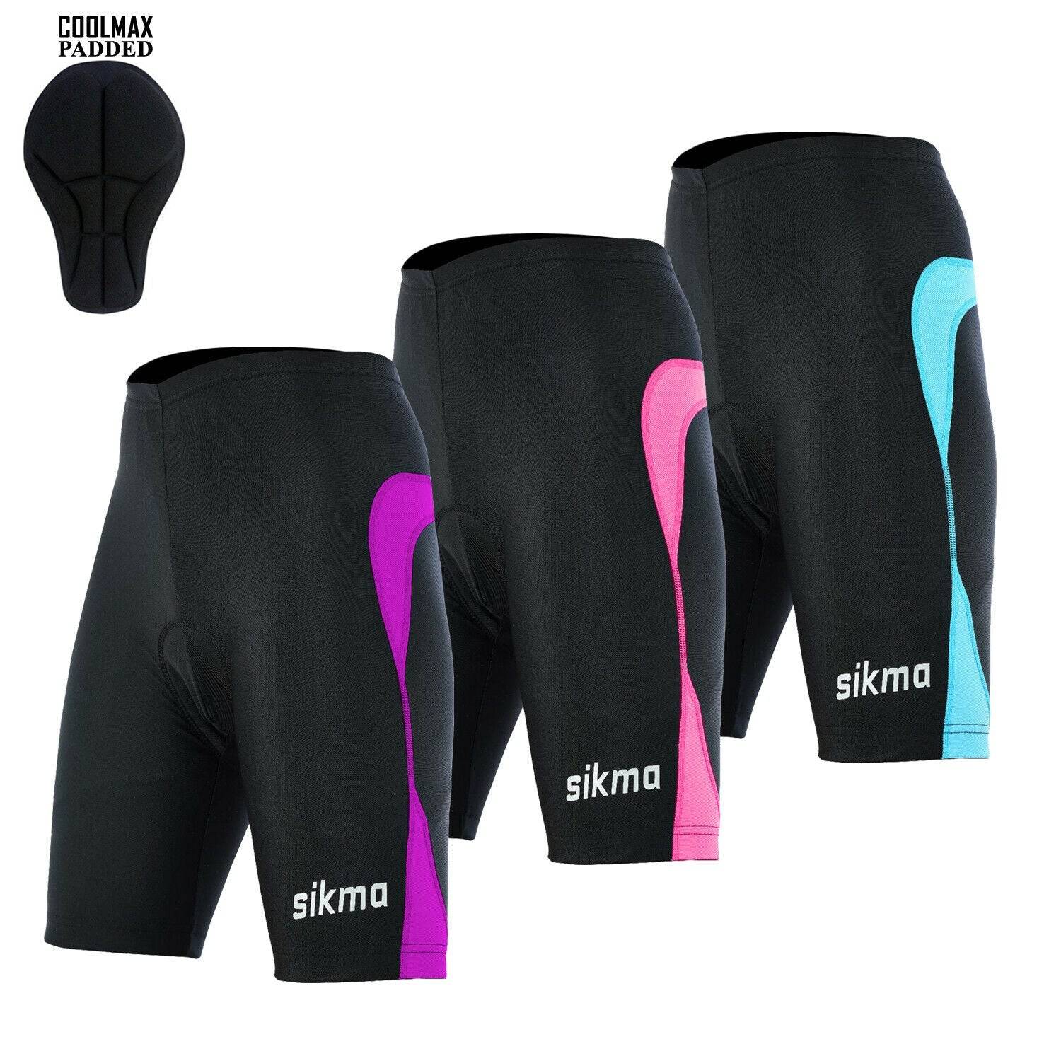 Women Cycling Long Length Padded Shorts